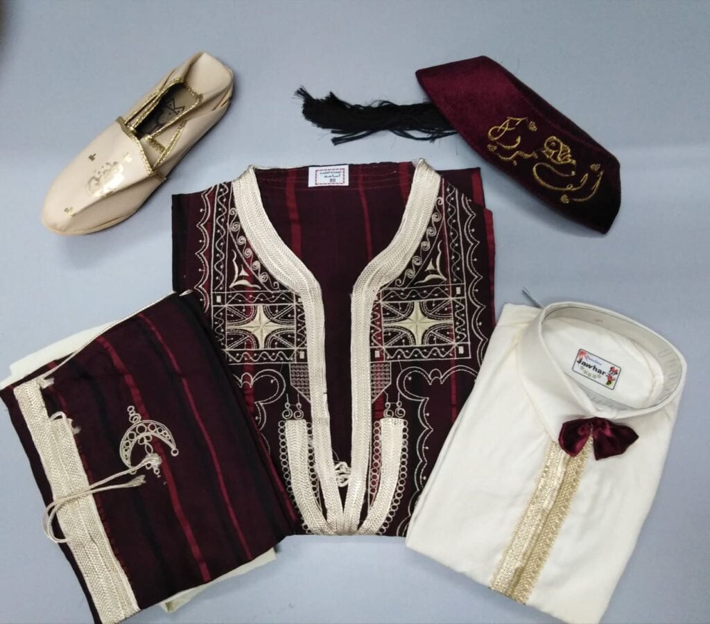 Jebba Tunisienne pour enfants - Vue De Désert